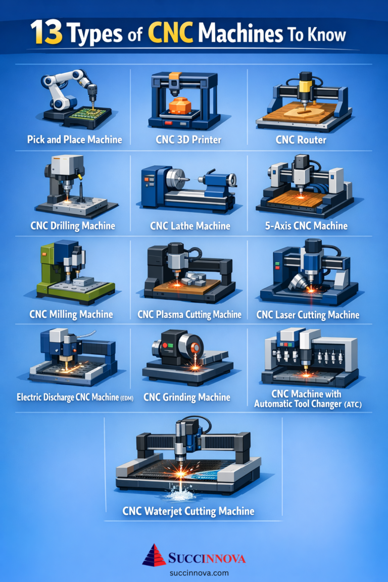 13 Types of CNC Machines and Their Application | Succinnova